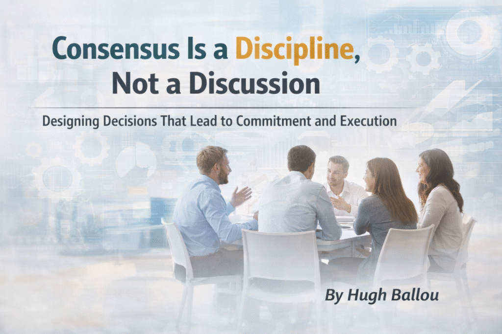 Consensus in Leadership: A Practical Guide to Building Ownership ...